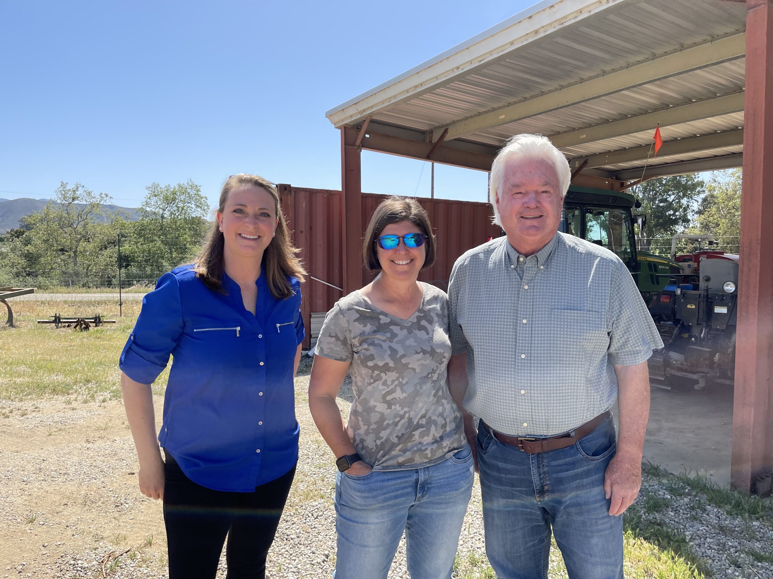 Dr. Jean Dodson Peterson, Erin Amaral and Jim Efird In Cal Poly ...