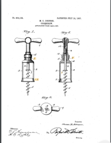 Corkscrew Patents | Wine History Project of San Luis Obispo County