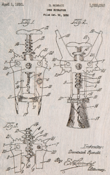 Corkscrew Patents | Wine History Project of San Luis Obispo County